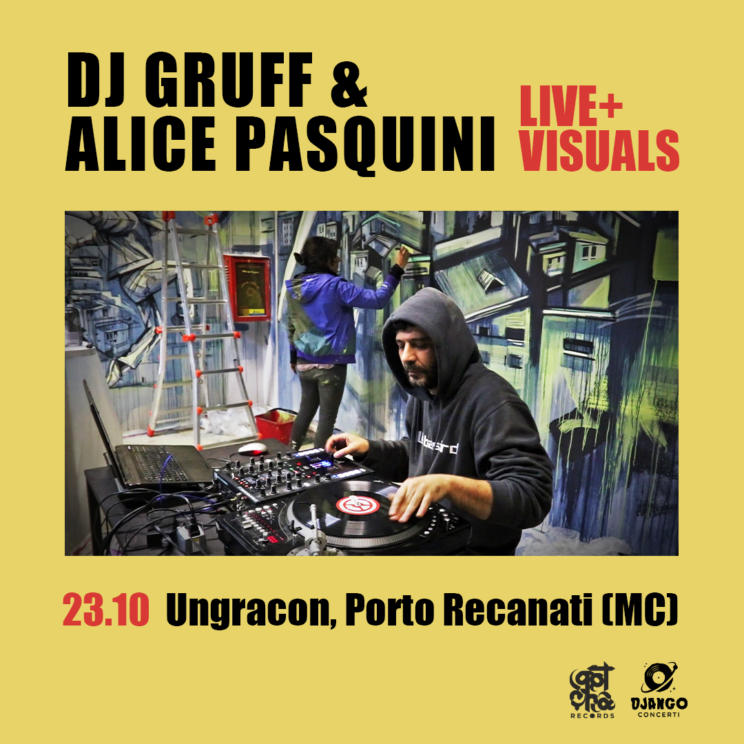 Porto Recanati (MC) 23.10.2022 - Dj Gruff & Alice Pasquini (Live ...