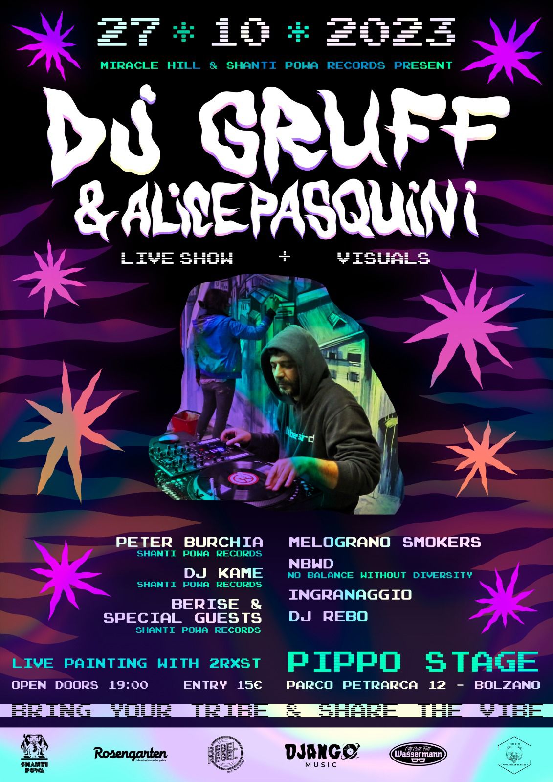 Bolzano (BZ) 27.10.2023 - DJ Gruff & Alice Pasquini (live + visuals ...